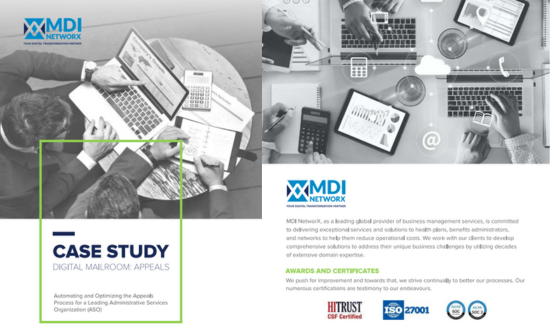 MDI NetworX | Case Study: Digital Mailroom - Transforming Appeals Process